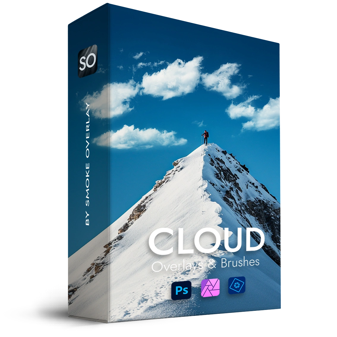 47 Cloud Overlays & Brushes (PNG/JPG, 50 MP Quality)